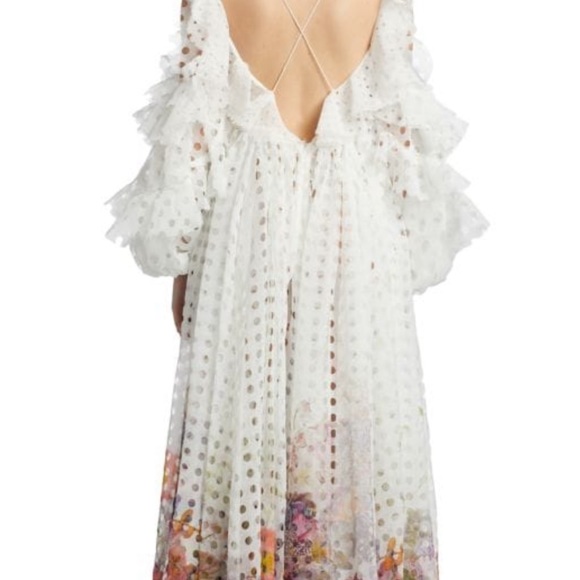 Zimmermann | Dresses | Zimmermann Prima Laser Cut Polka Dots Dress With ...